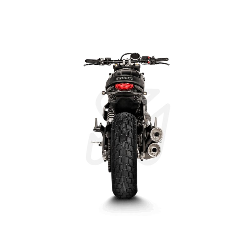 Akrapovic optionaler Krümmer (Titan) für Ducati Scrambler Urban Motard