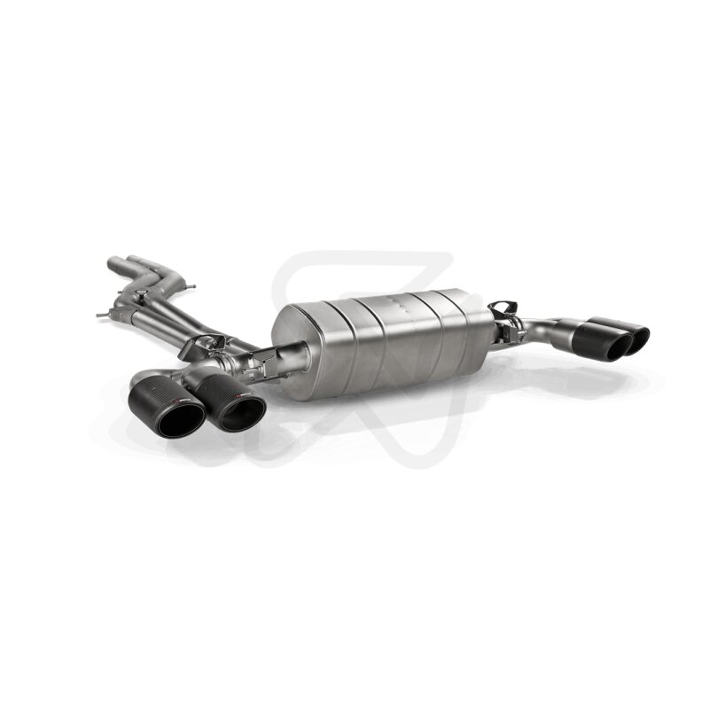 Akrapovic Evolution Line (Titan) für Porsche V8 Modelle Cayenne S / GT