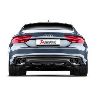 Akrapovic Evolution Line Titan fur Audi S6 Avant Limousine C7 BJ 2